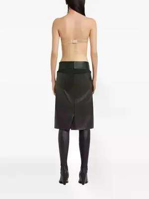 COURREGES Oblique Midi Skirt