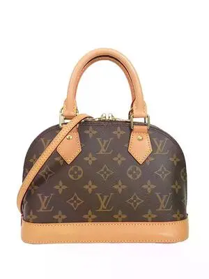 LOUIS VUITTON 2021-2026 Monogram Alma Bb Satchel - Brown