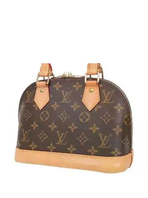LOUIS VUITTON 2021-2026 Monogram Alma Bb Satchel - Brown