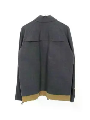 Giorgio Armani Layered Zip-up Jacket - Blue