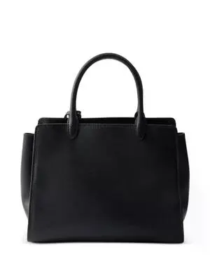 Prada Prelude Medium Leather Handbag - Black