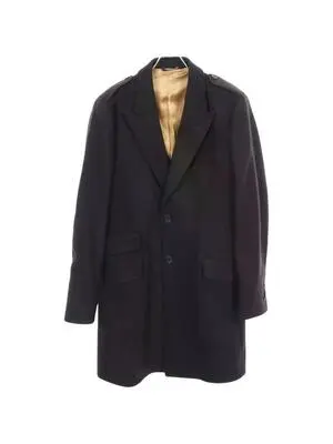 Dolce & Gabbana Long-sleeve Chesterfield Coat - Blue