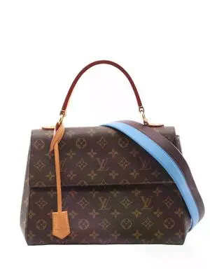 LOUIS VUITTON 2018 Monogram Cluny Mm Satchel - Brown
