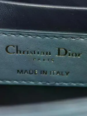 Dior 2020 Leather 30 Montaigne Box Bag Crossbody Bag - Blue