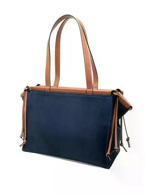 Loewe 2021 Small Canvas Cushion Tote Bag