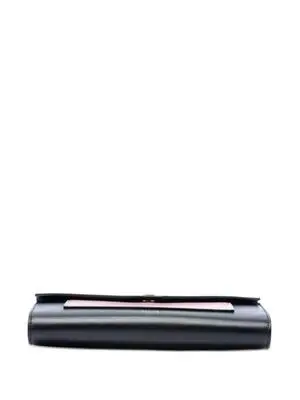 Celine 2018 Bicolor Leather Pocket Envelope Wallet On Chain Crossbody Bag