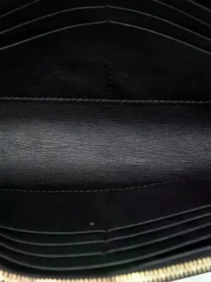 Celine 2018 Bicolor Leather Pocket Envelope Wallet On Chain Crossbody Bag