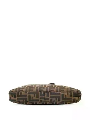 Fendi 2000-2010 Zucca Canvas Shoulder Bag
