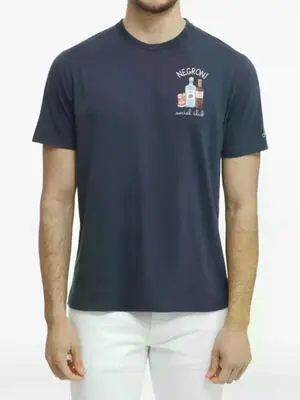 MC2 SAINT BARTH Embroidered-graphic T-shirt