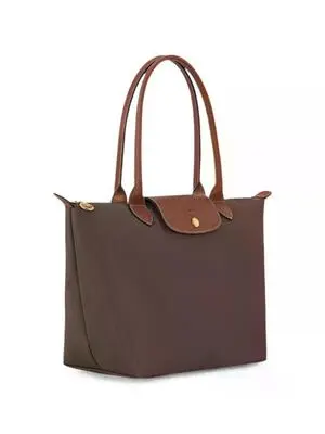 Longchamp Medium Le Pliage Leather-trim Shoulder Bag