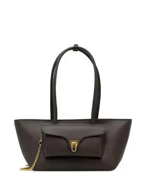 COCCINELLE Medium Double Beat Tote Bag - Brown