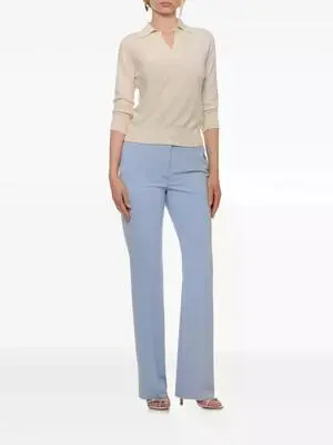 EMME Sequin-embellished Quarter-sleeved Polo Shirt