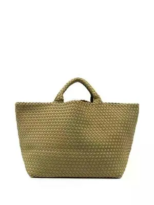 NAGHEDI Large St Barths Woven Tote Bag - Green
