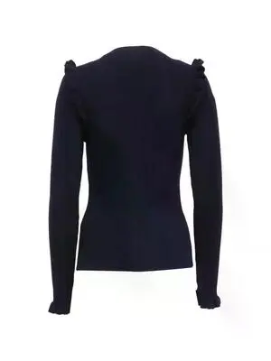 See By Chloé Ruffled Ribbed Sweater