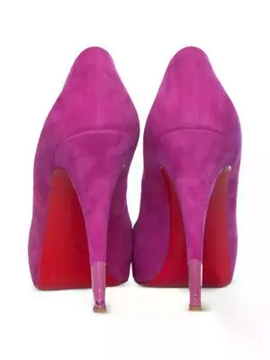 CHRISTIAN LOUBOUTIN Peep-toe Stiletto Pumps - Pink
