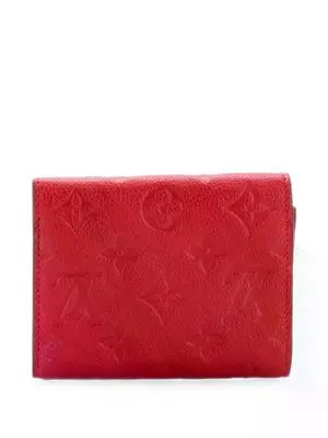 LOUIS VUITTON Victorine Wallet Monogram Empreinte Leather Small Wallets