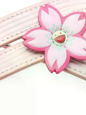 LOUIS VUITTON X Murakami Flower Detail Leather Platform Sandals