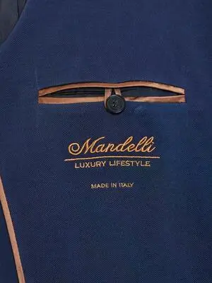 MANDELLI Notched-lapel Single-breasted Blazer
