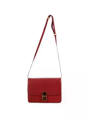 Celine Medium Classic Box Shoulder Bag - Red
