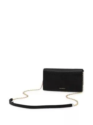 COCCINELLE Grained-leather Chain-link Wallet