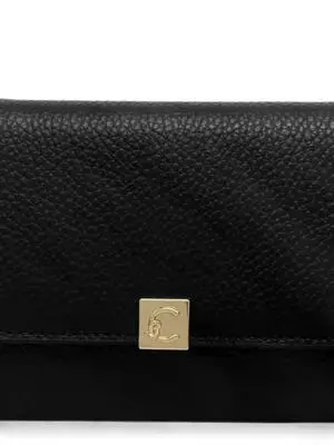 COCCINELLE Grained-leather Chain-link Wallet