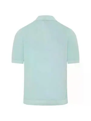 MANDELLI Short-sleeve Knitted Polo Shirt