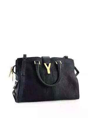 Saint Laurent Chyc Cabas Tote Leather Small Satchel