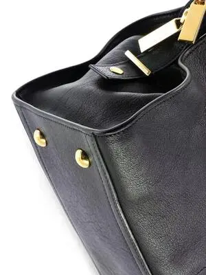 Saint Laurent Chyc Cabas Tote Leather Small Satchel