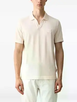 JOOP! Logo-patch V-neck Shirt - Neutrals
