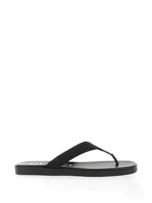 Gucci Logo-jacquard Leather-trim Sandals