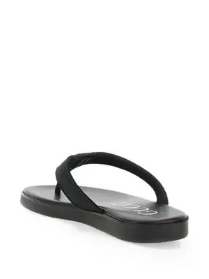 Gucci Logo-jacquard Leather-trim Sandals