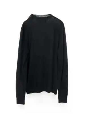 Hermès 2010s Shoulder-button Sweater - Black