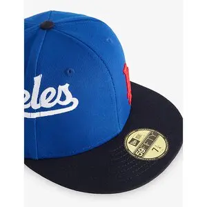 New Era 59fifty La Dodgers Mlb Multi-logo Woven Baseball Cap