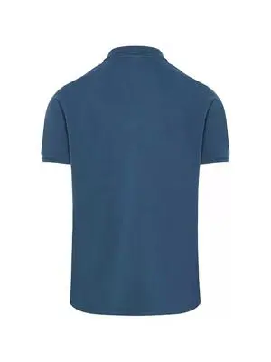 BOB Logo-print Piqué Polo Shirt - Blue