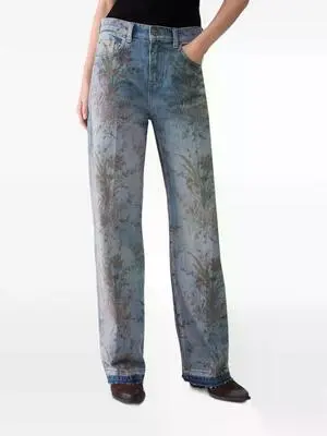 Liu Jo High-waisted Jeans With Print