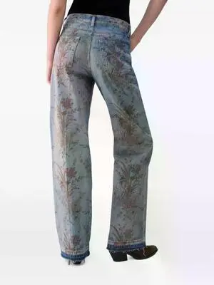 Liu Jo High-waisted Jeans With Print