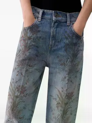 Liu Jo High-waisted Jeans With Print