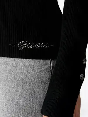 Guess Ribbed-knit Cardigan