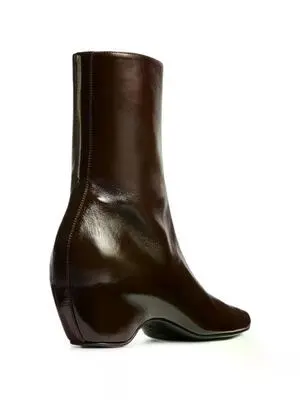 Khaite Sybil Pointed-toe Ankle Boots
