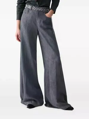 Liu Jo Flare Pants With Belt