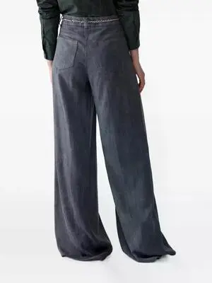 Liu Jo Flare Pants With Belt