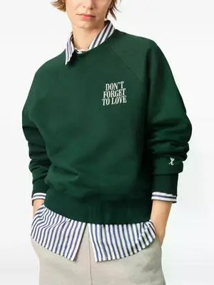 AMI Paris Cotton Don't Forget To Love Sweatshirt