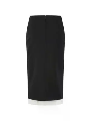 SEMICOUTURE Xenia Layered Midi Skirt