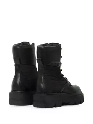 Moncler Aurea Quilted Lace-up Boots