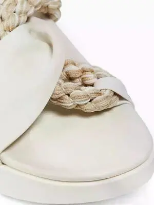 Zimmermann Twisted Cord Leather Sandals