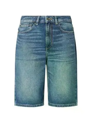 Liu Jo Denim Bermuda Shorts - Blue