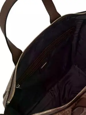 Guess Monogram Tote Bag With Logo Plaque