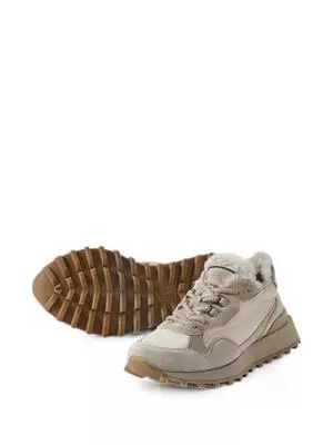 Brunello Cucinelli Shearling-lined Monili Sneakers