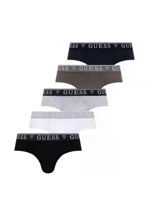 Guess Logo-waistband Briefs - Multicolour