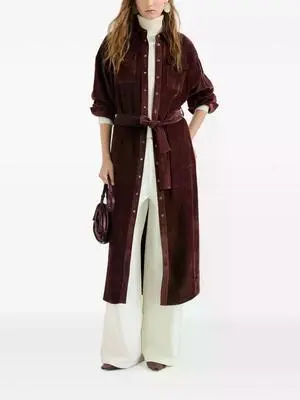 Brunello Cucinelli Fluid Corduroy Shirt Dress